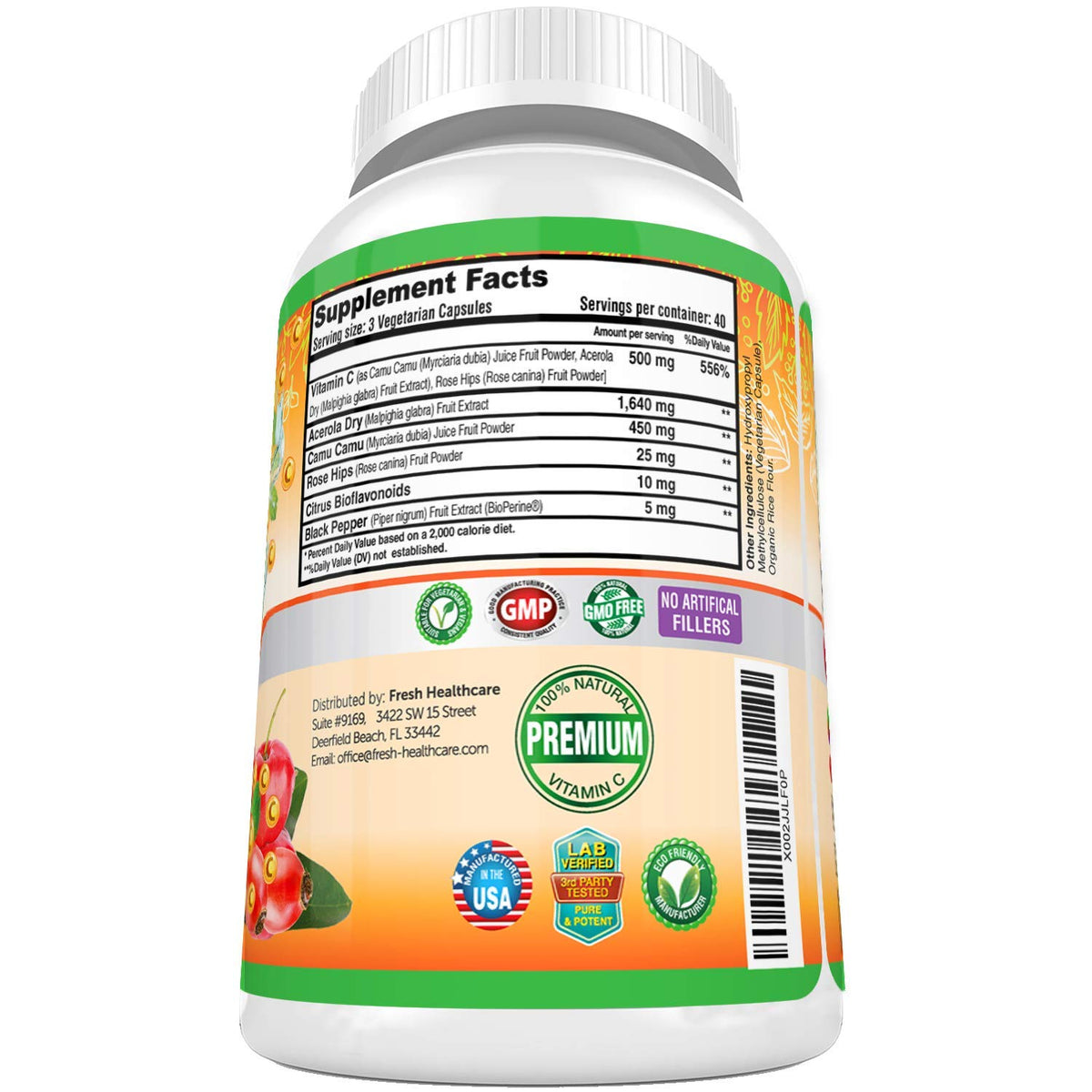 High potency vitamin C 500 mg