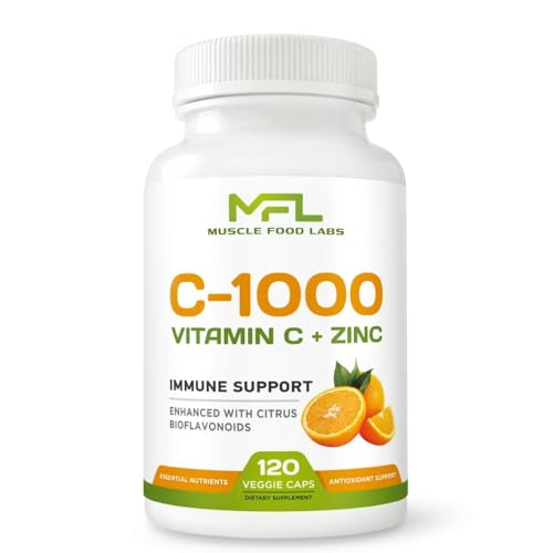 high potency vitamin C and zinc capsules