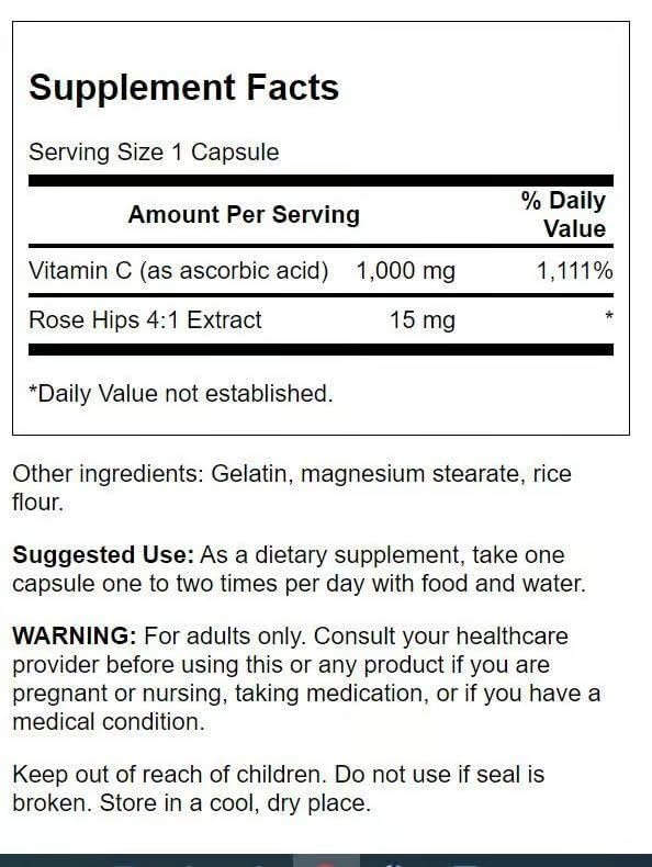 high potency vitamin C capsules