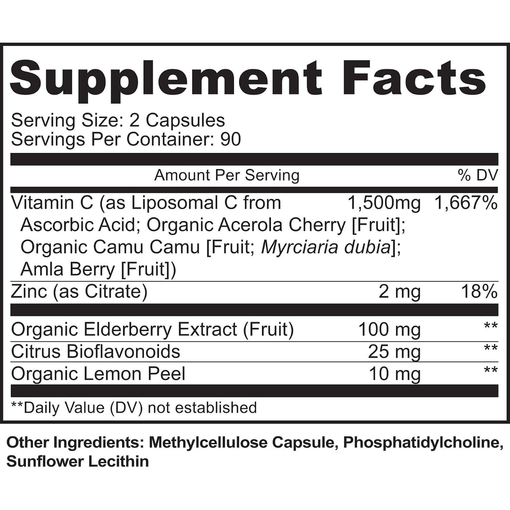 high potency vitamin c capsules