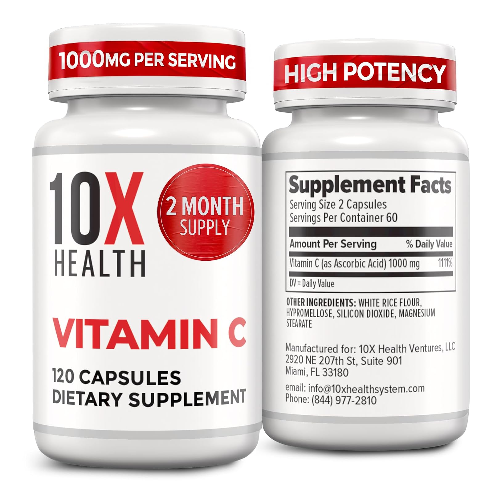 high potency vitamin c capsules
