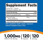 High potency vitamin C capsules
