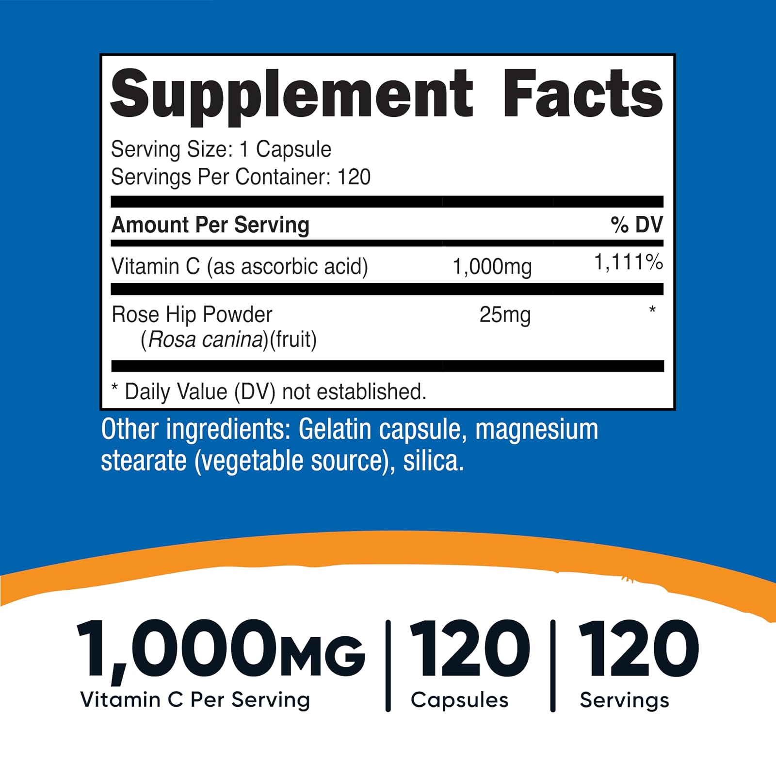 high potency Vitamin C capsules