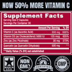 High potency Vitamin C capsules