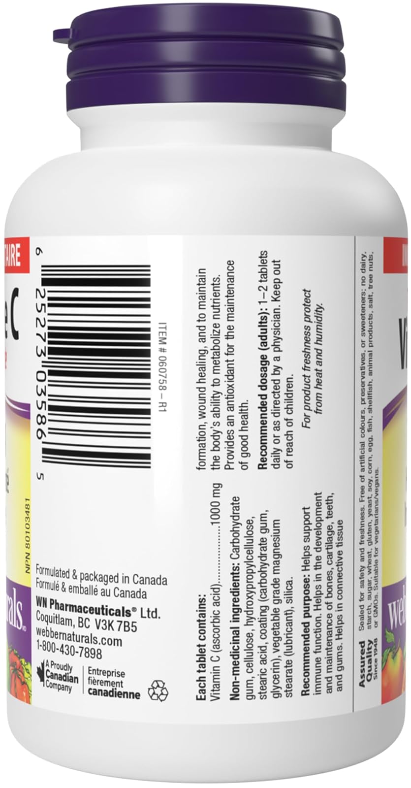 High potency Vitamin C formula