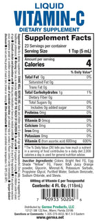 high potency vitamin c liquid formula