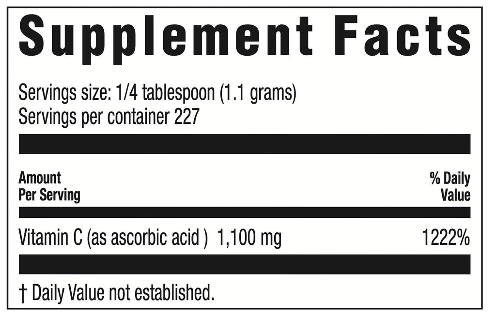 high potency Vitamin C powder for immunity