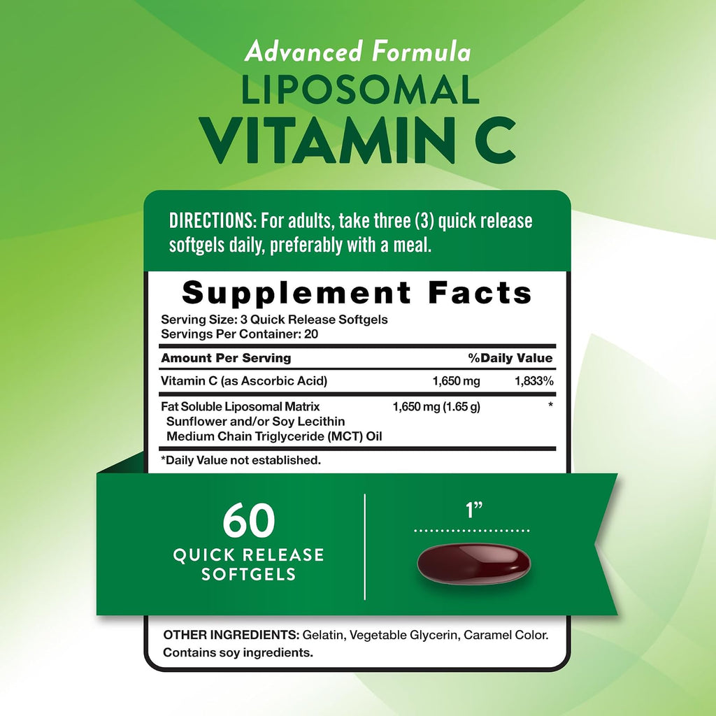 high potency vitamin C softgels