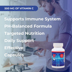 High potency Vitamin C supplement capsules