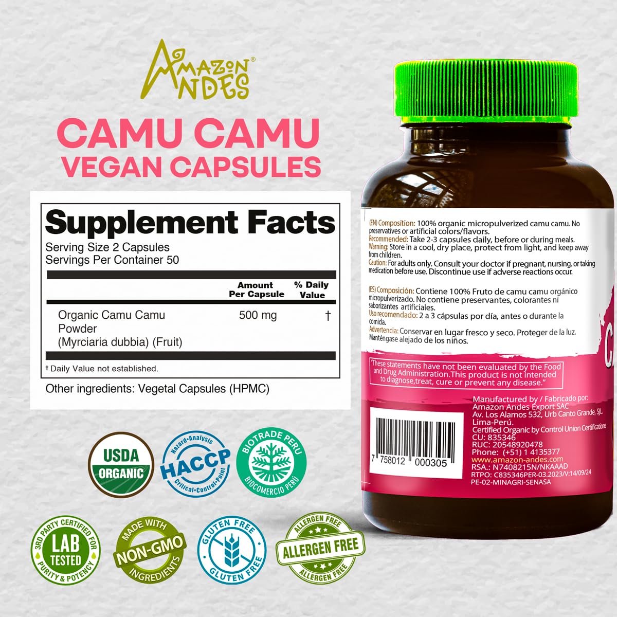 High potency vitamin C supplement