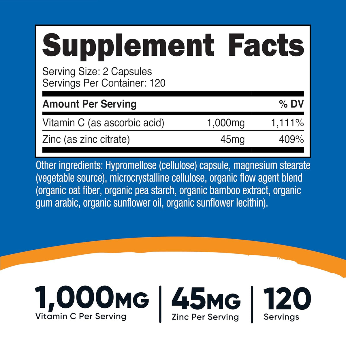 high potency vitamin C supplement