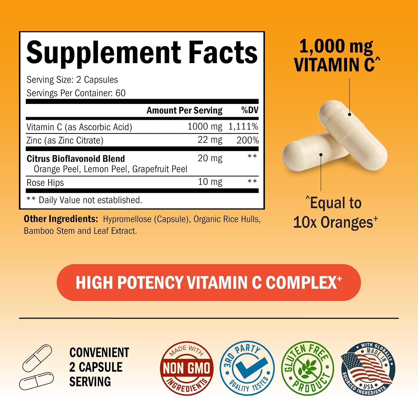 high potency vitamin C supplement