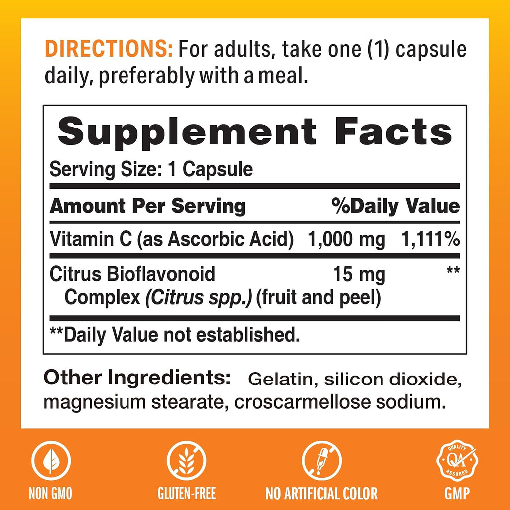 High potency vitamin C supplement