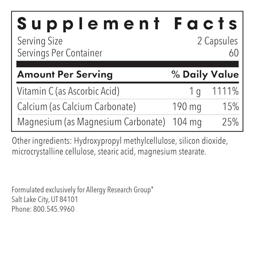 High potency vitamin C supplement