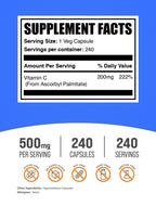 High potency vitamin C supplement