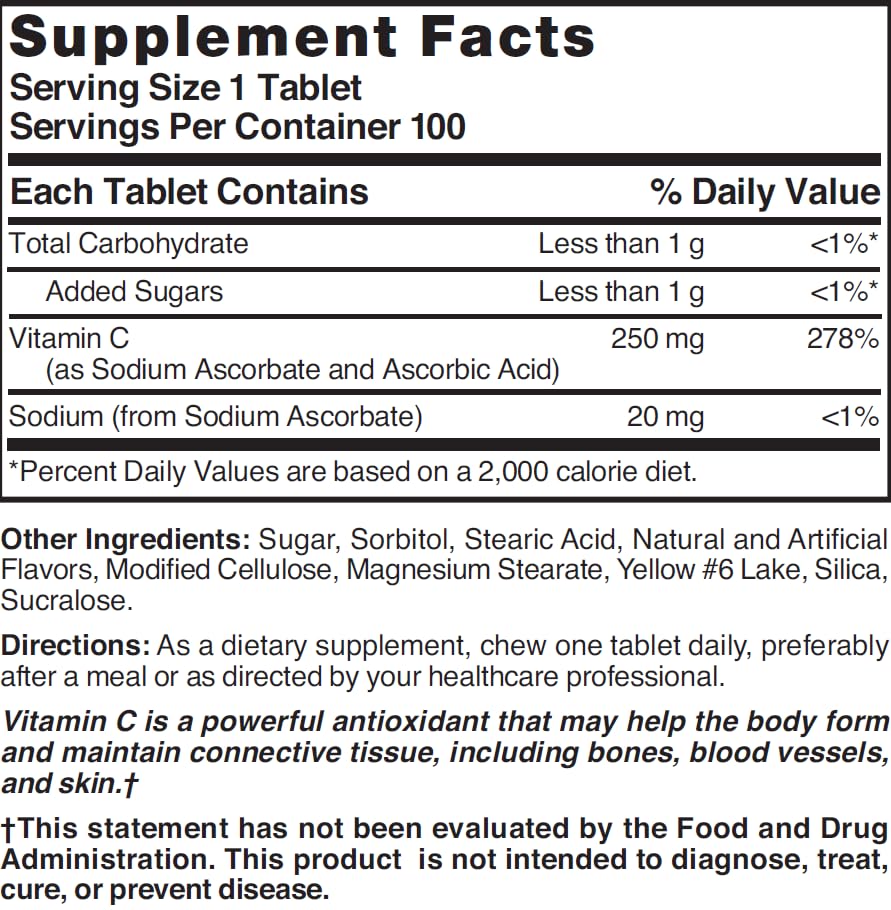 high potency vitamin C supplement