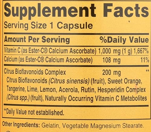 High potency vitamin C supplement