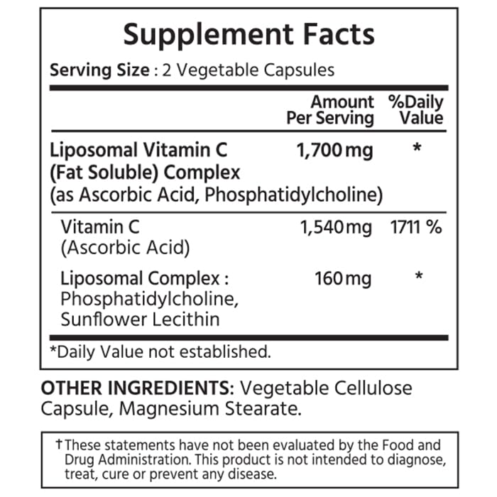 High potency Vitamin C supplement