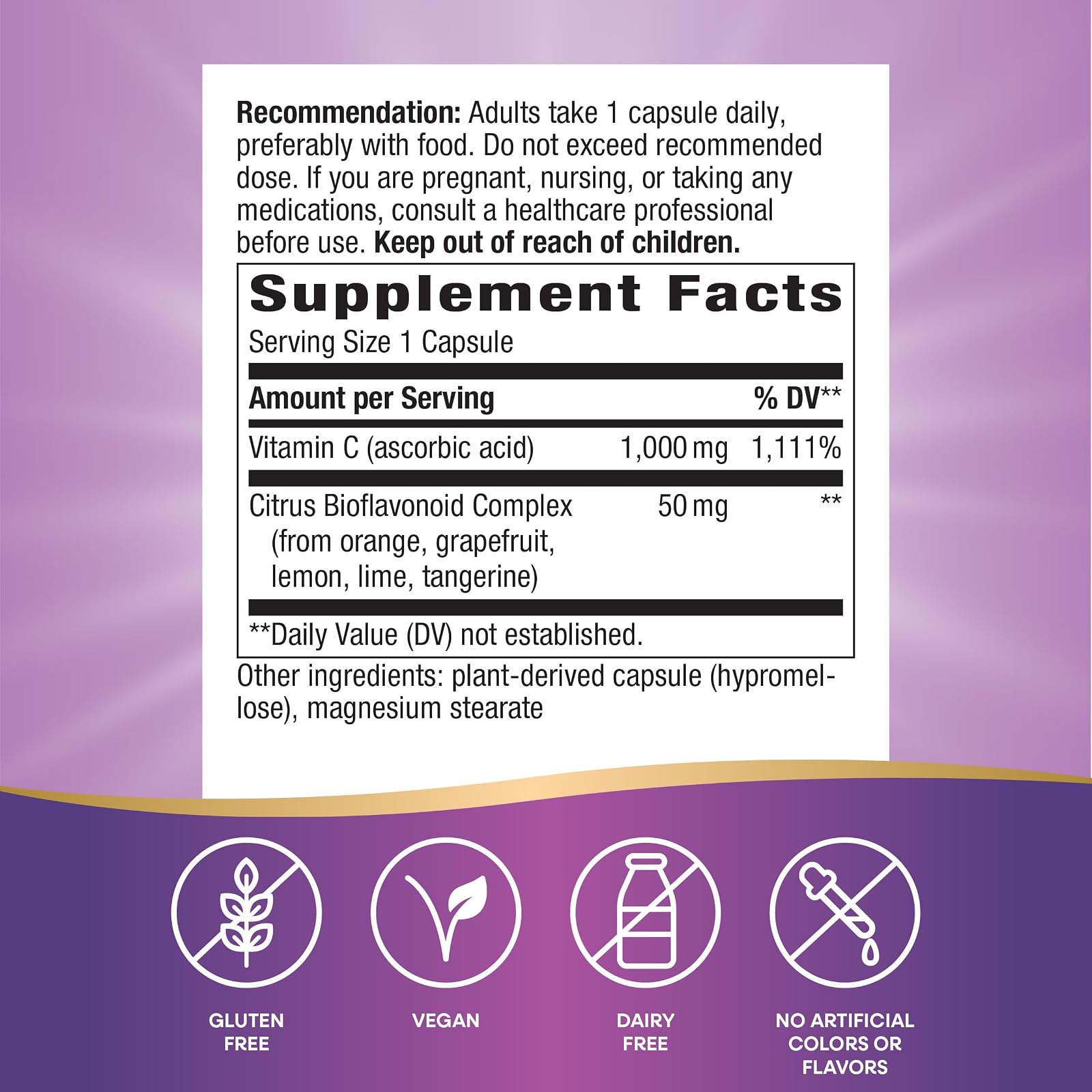 High potency Vitamin C supplement