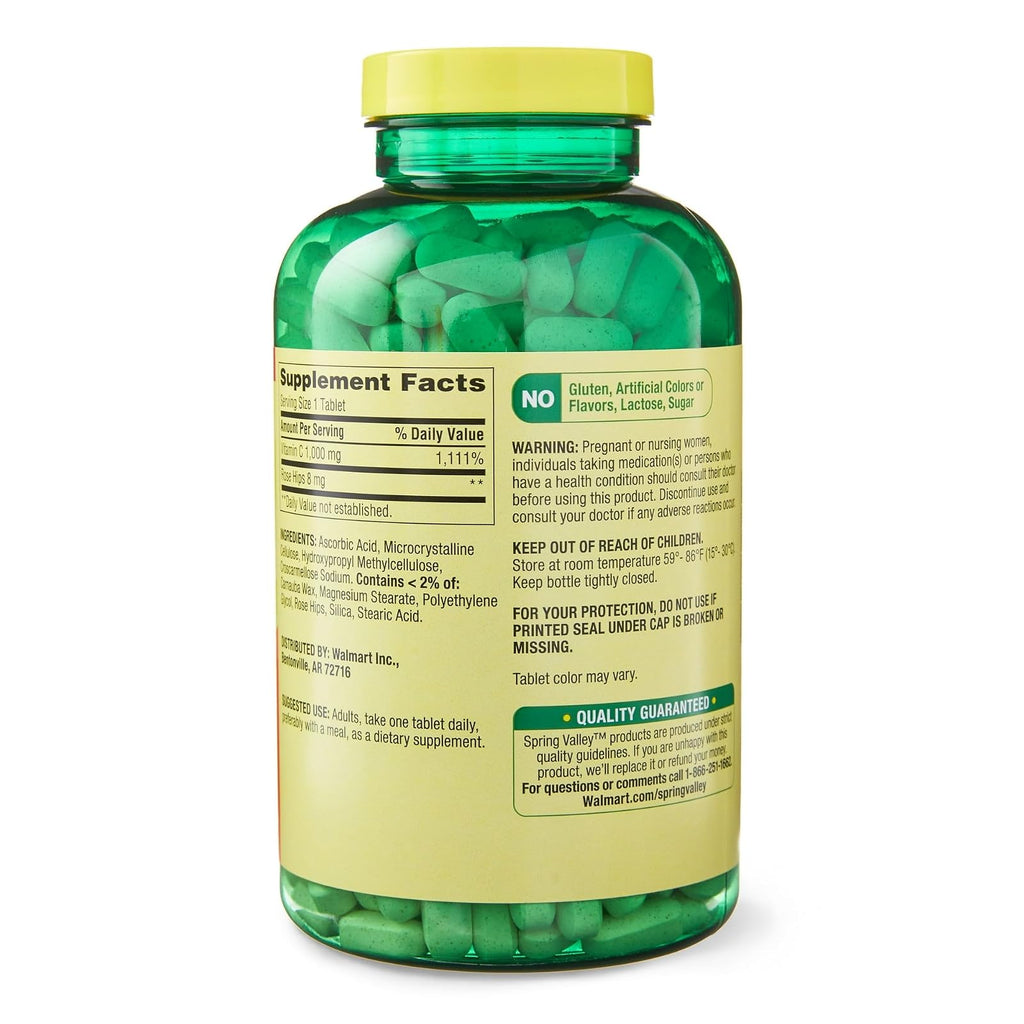 High potency vitamin C tablets