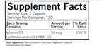 High potency vitamin D-3 2000 IU