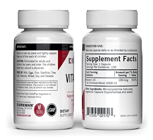 high potency vitamin D-3 4000 IU