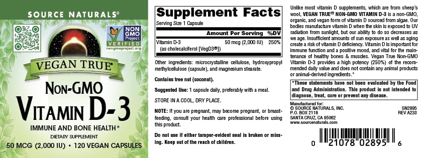 High potency Vitamin D-3 capsules
