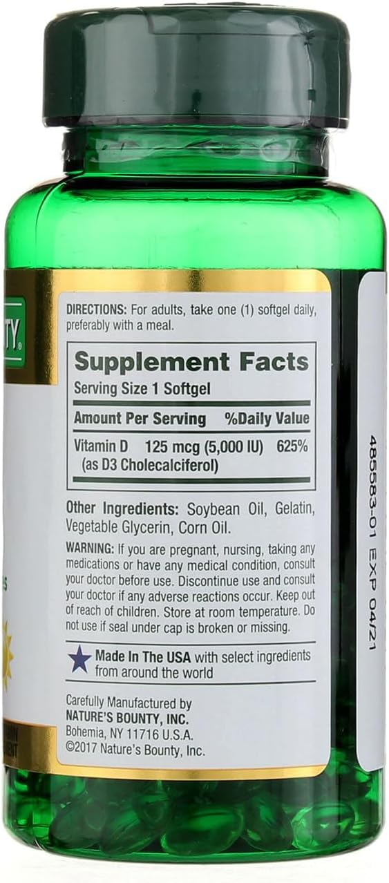High potency vitamin D 5000 IU