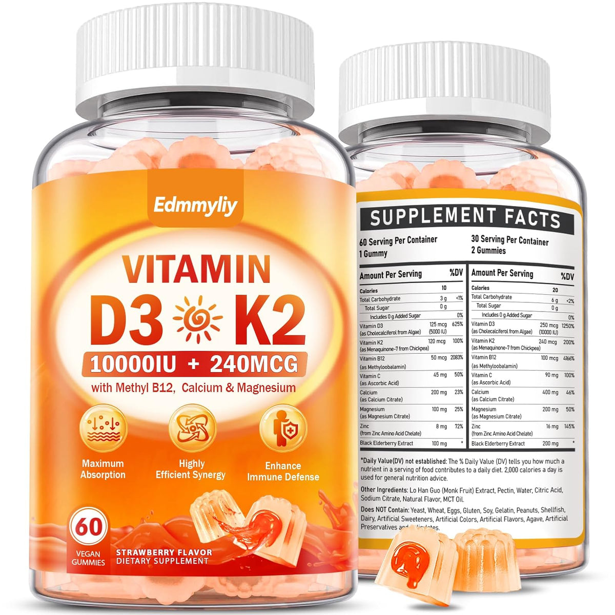 high potency vitamin D gummies