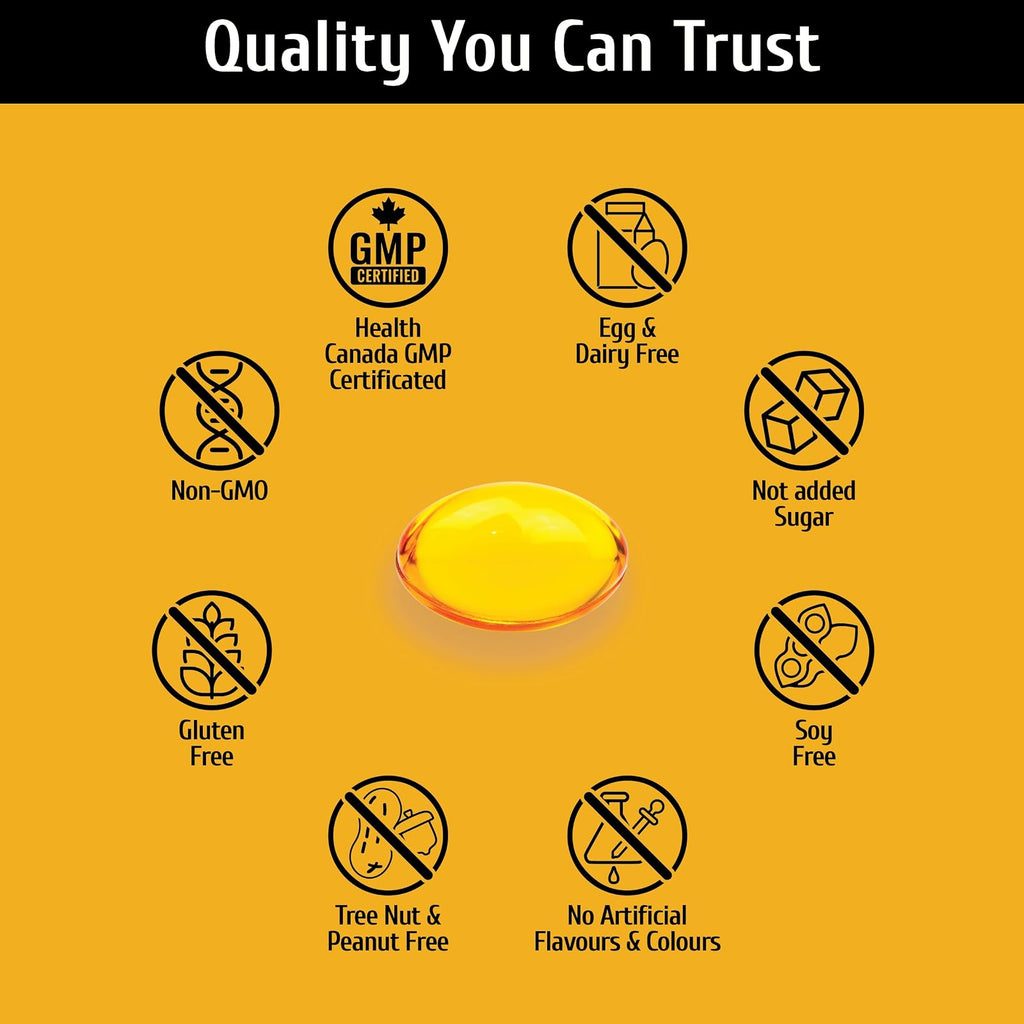 High potency Vitamin D softgels