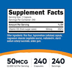 High potency vitamin D supplement