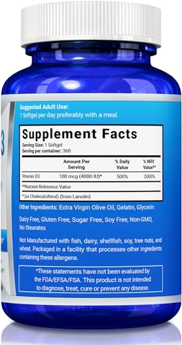 High potency vitamin D supplement