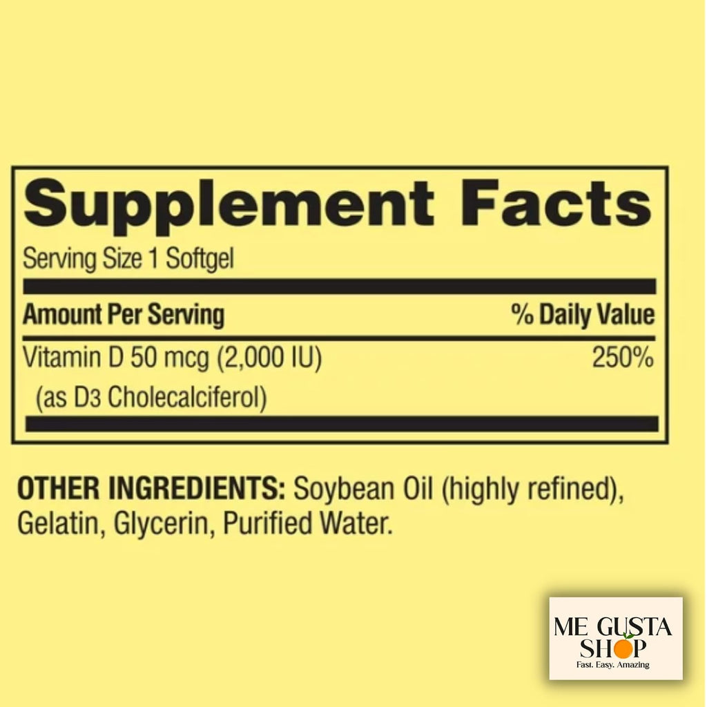 High potency Vitamin D supplement