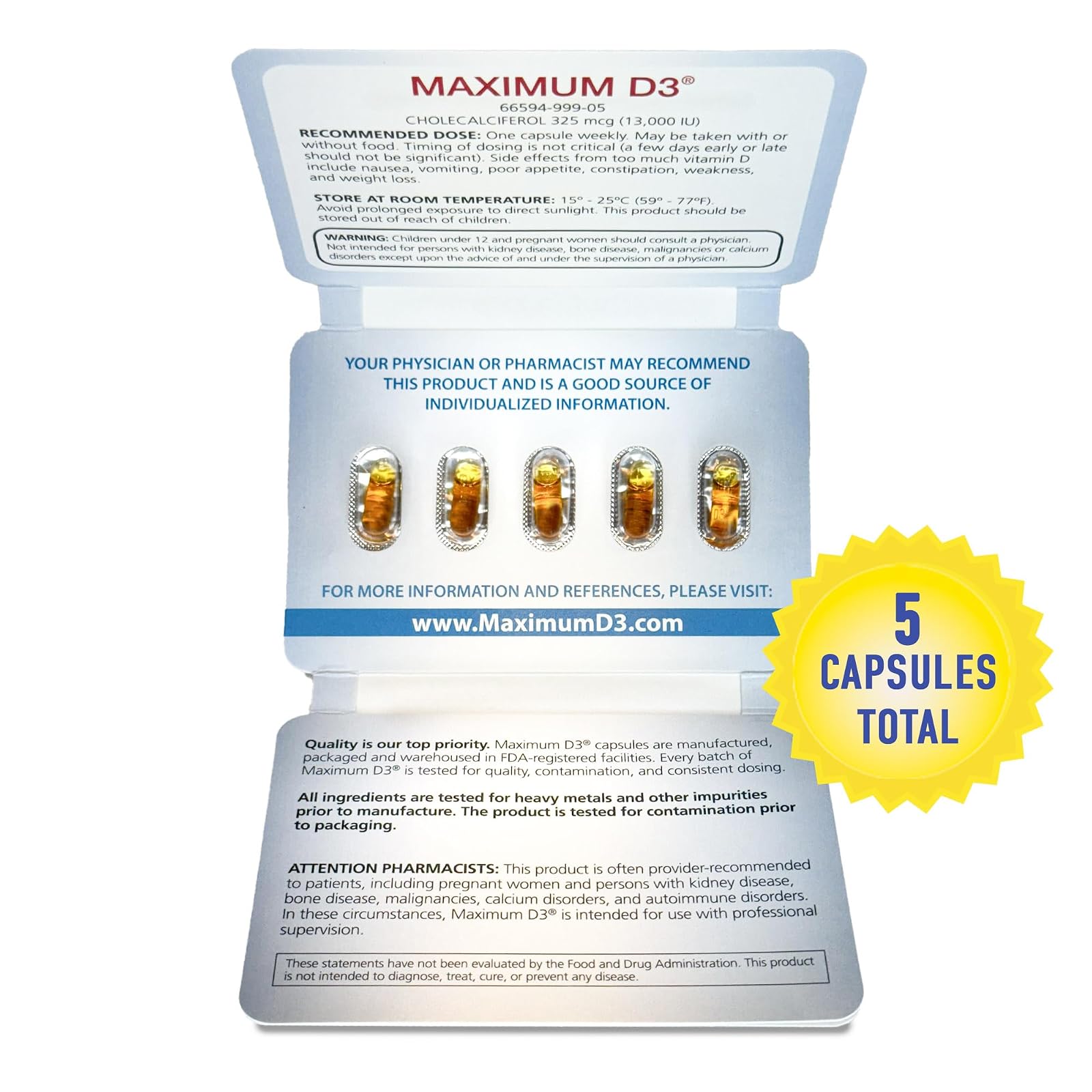 high potency Vitamin D supplement