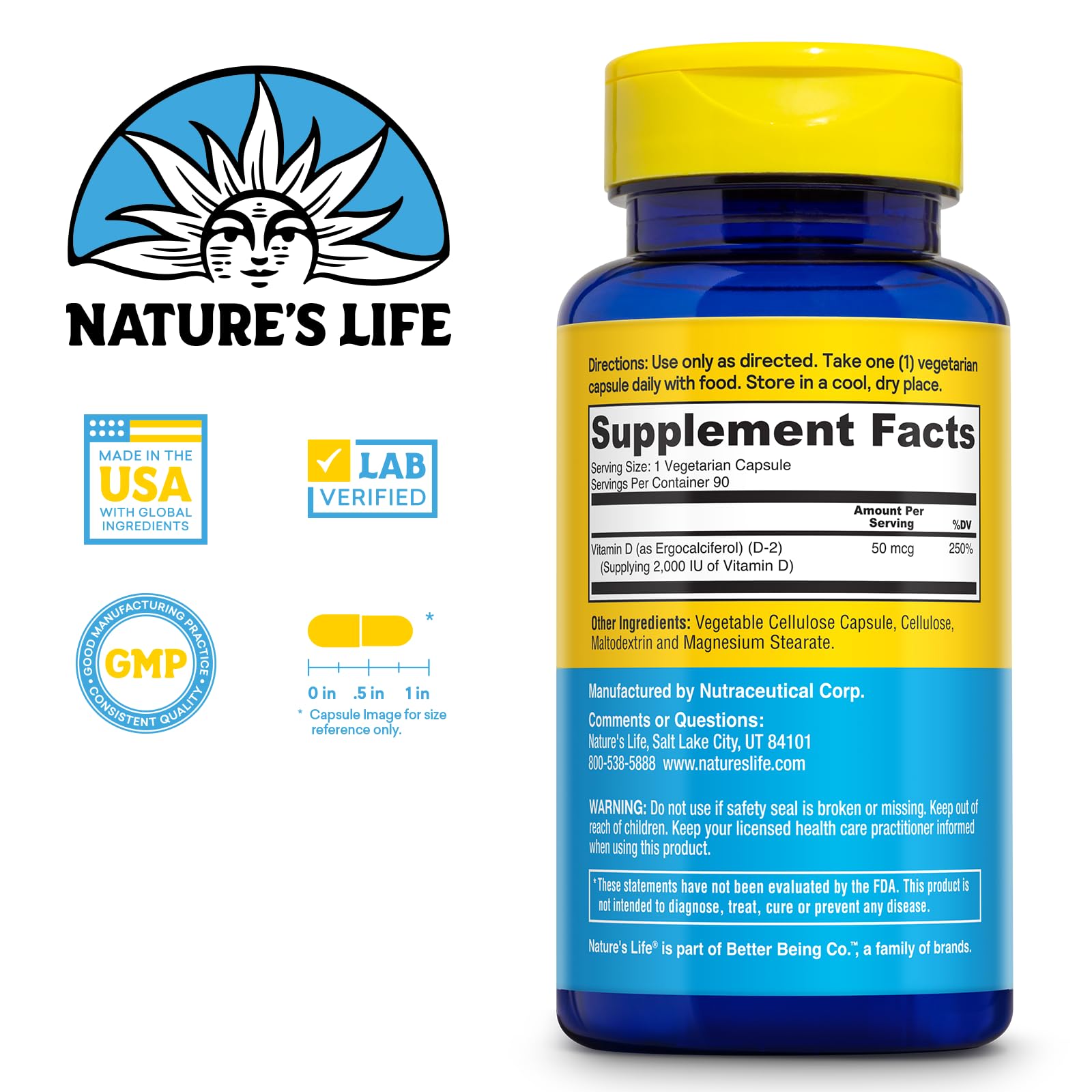 High potency Vitamin D2 supplement