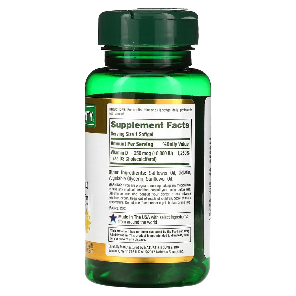 high potency vitamin D3 10,000 IU