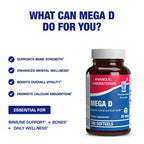 High potency Vitamin D3 1000 IU for energy