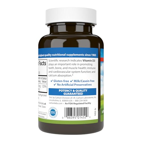 High potency Vitamin D3 1000 IU