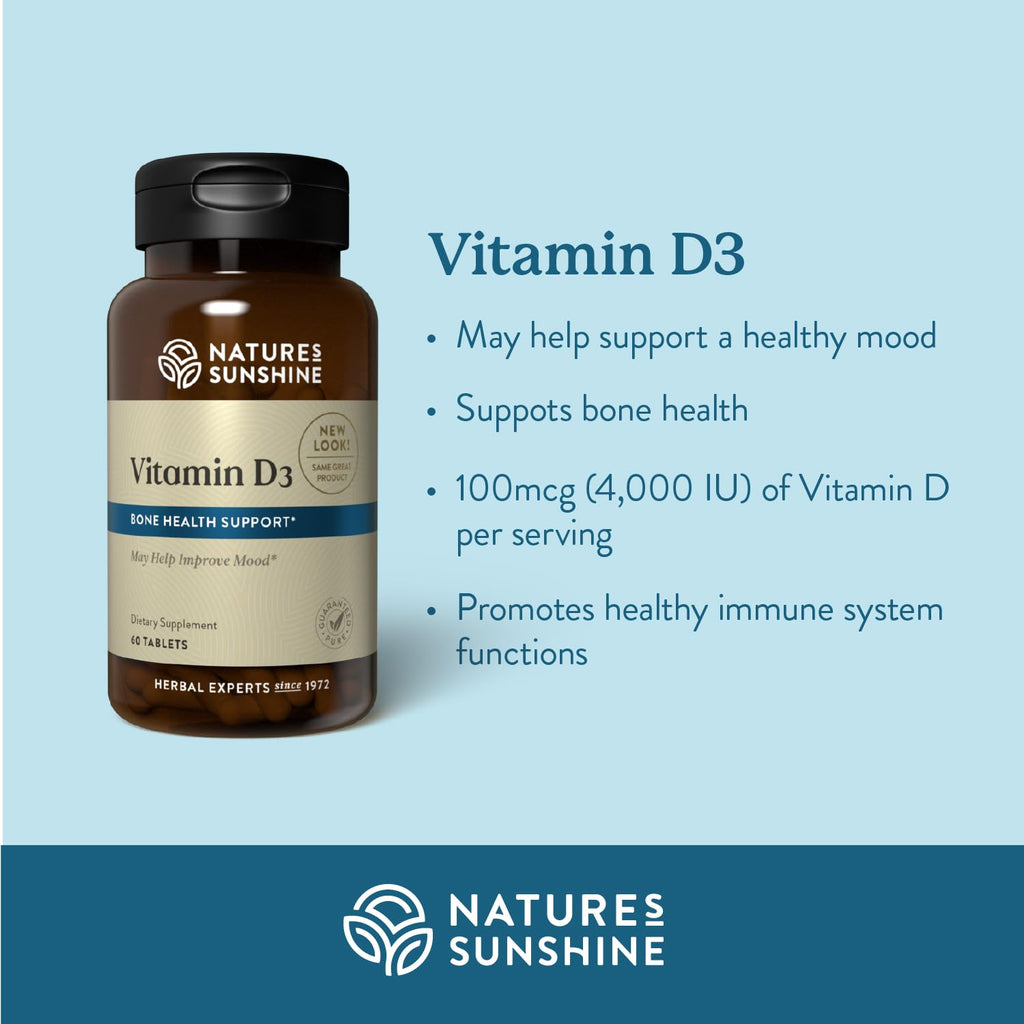 High potency Vitamin D3 1000 IU