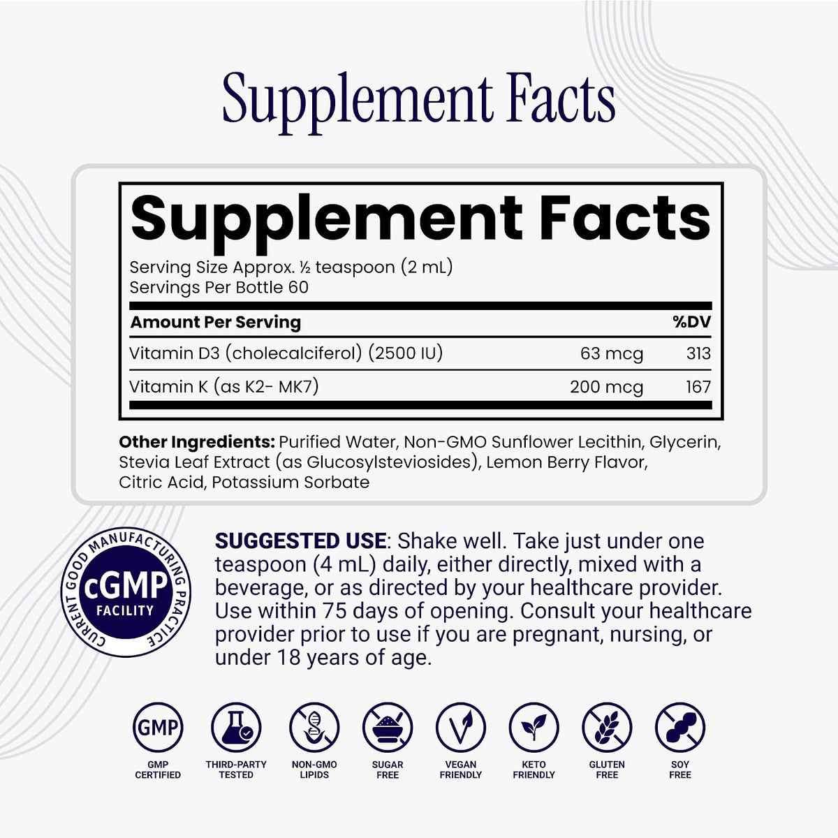 High potency vitamin D3 1000 IU