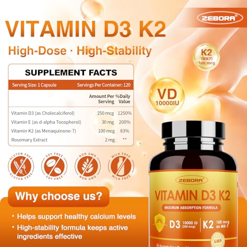 high potency vitamin D3 10000 IU