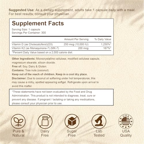 High potency Vitamin D3 10000 IU