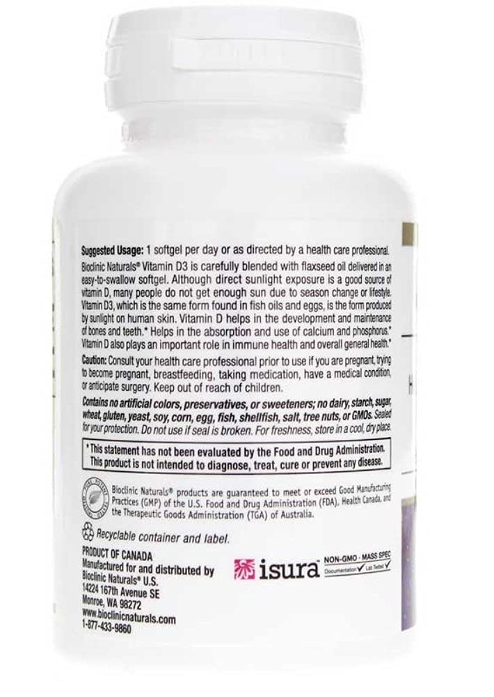 High potency Vitamin D3 2000 I.U.