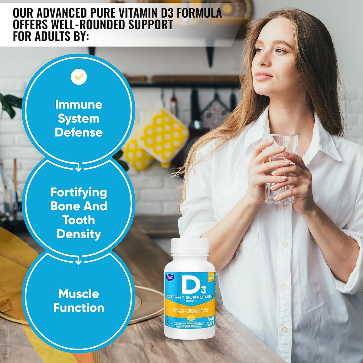 High potency Vitamin D3 2000 IU