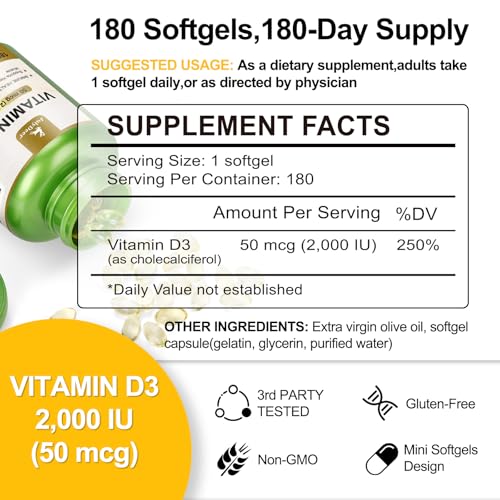 high potency vitamin D3 2000 IU