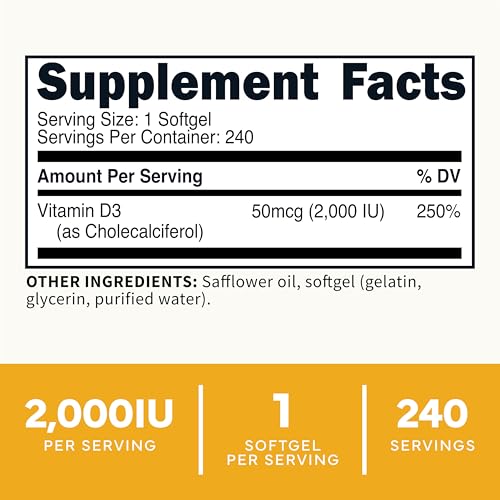 high potency vitamin D3 2000 IU