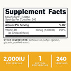 high potency vitamin D3 2000 IU