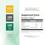 High potency Vitamin D3 2000 IU