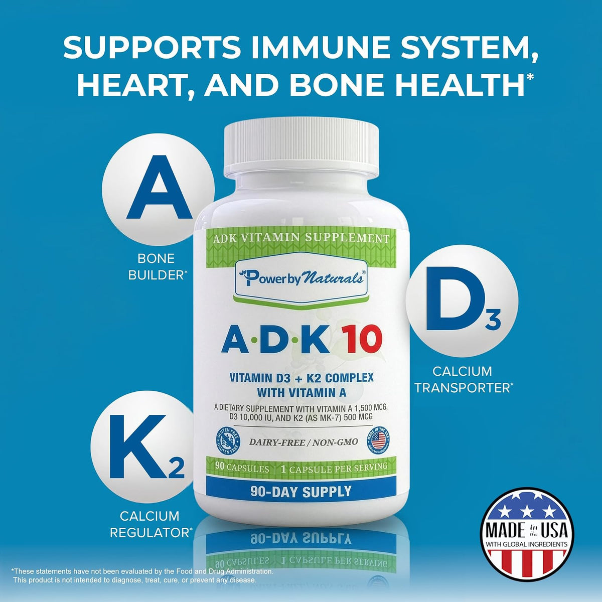 High potency vitamin D3 250 mcg