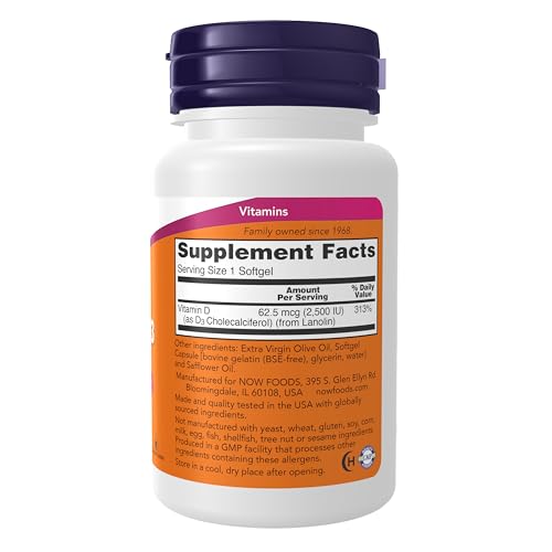 High potency vitamin D3 2500 IU